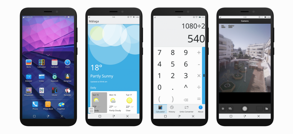 Short guide to Linux phone desktops